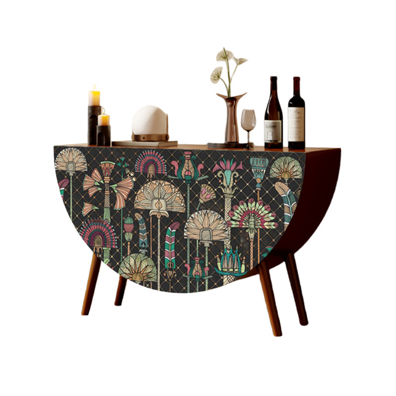 Ruthber Solutions Vintage Painted Half-Moon Sideboard Cabinet | Wayfair