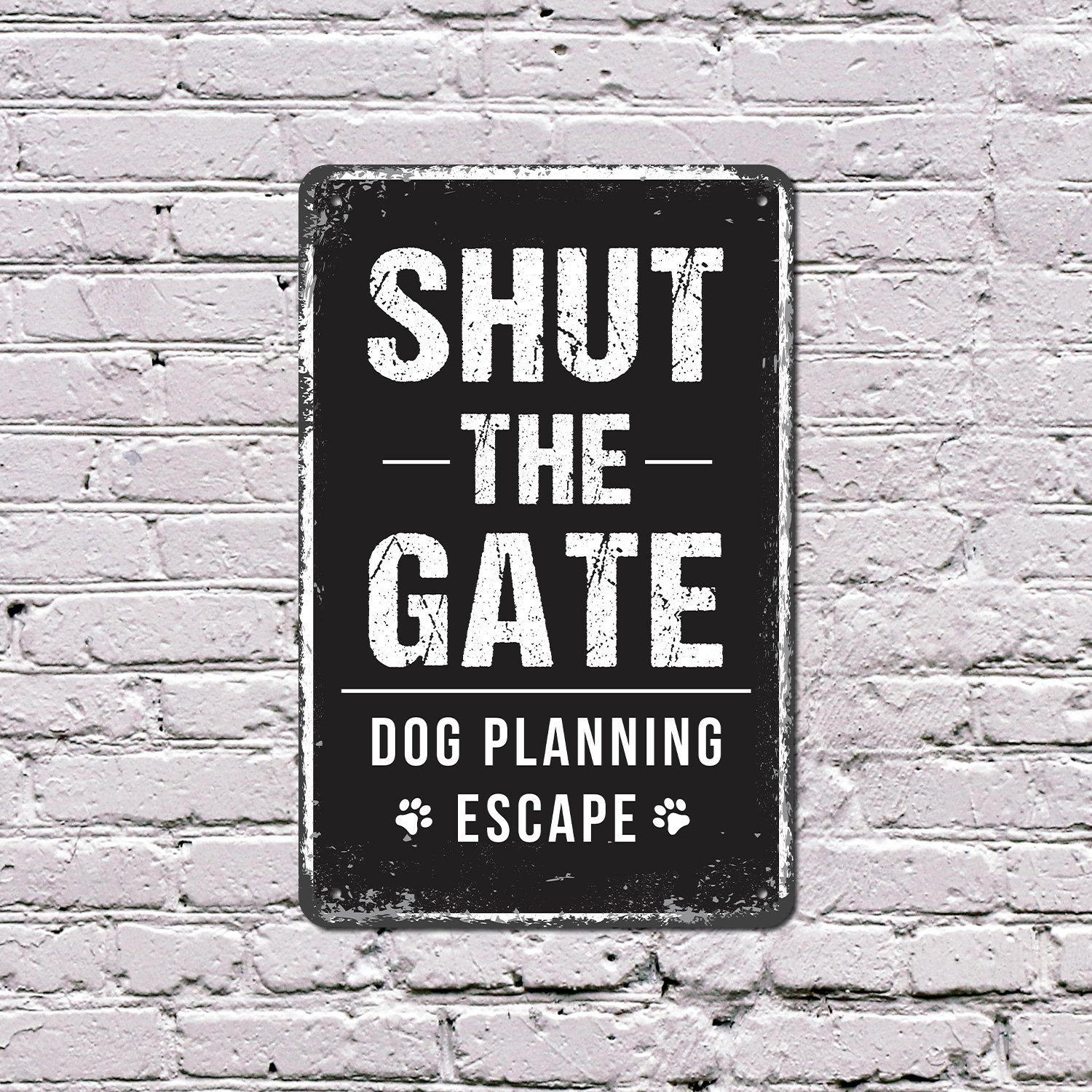 SignMission Shut Gate (2 Pack) 8 Inch x 12 Inch Plastic Sign | Wayfair