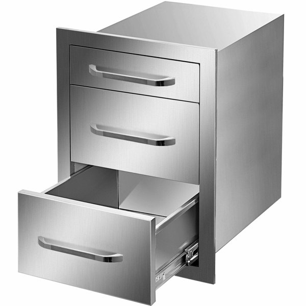 VEVOR 14'' Stainless Steel Drop In Drawers & Reviews | Wayfair