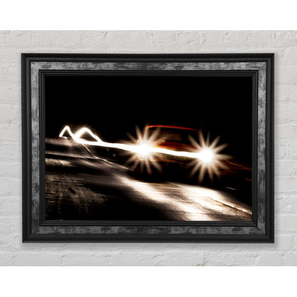 Ebern Designs Street Car Race - Single Picture Frame Print | Wayfair.co.uk