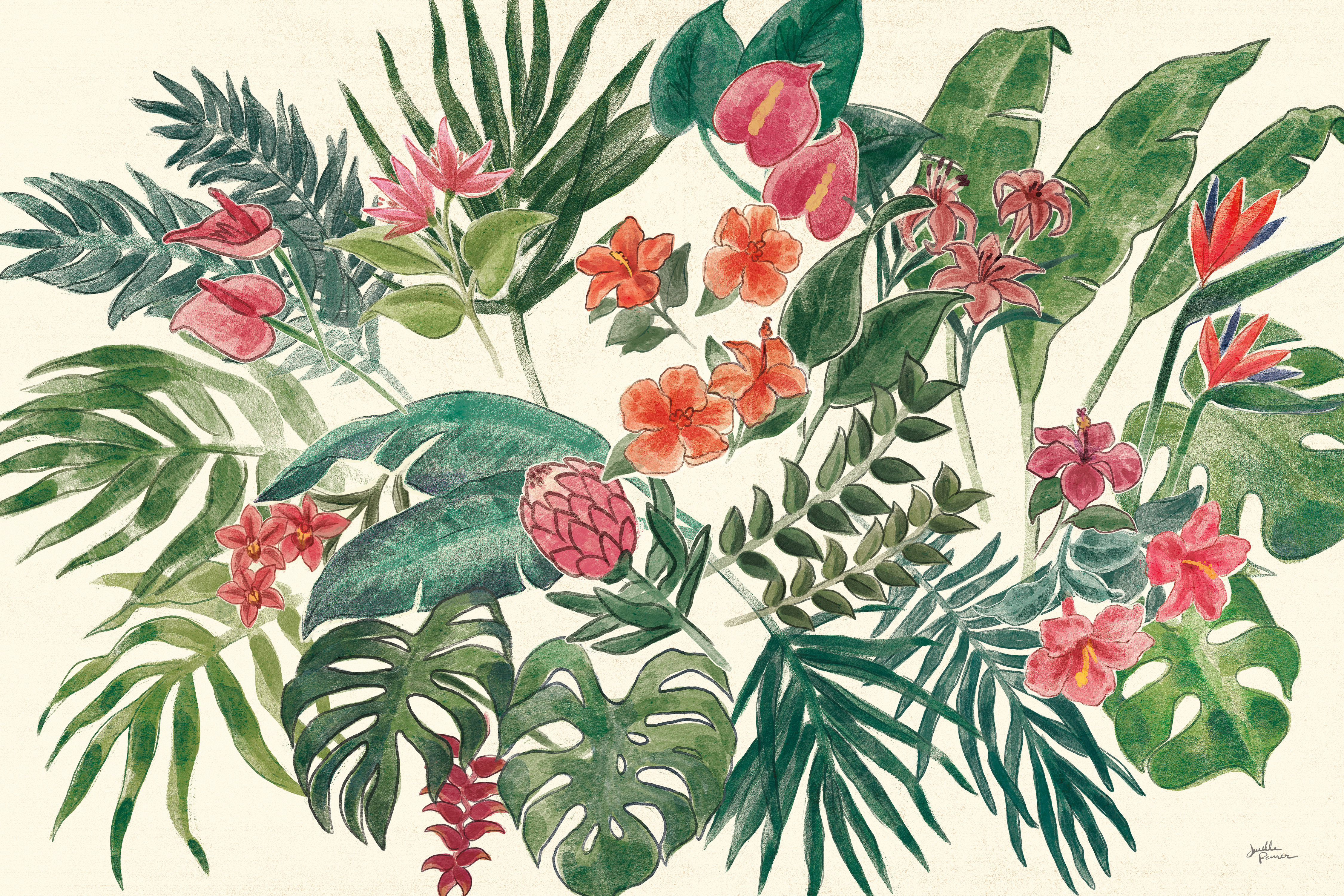 Bayou Breeze Jungle Vibes VI Leaves - Wayfair Canada