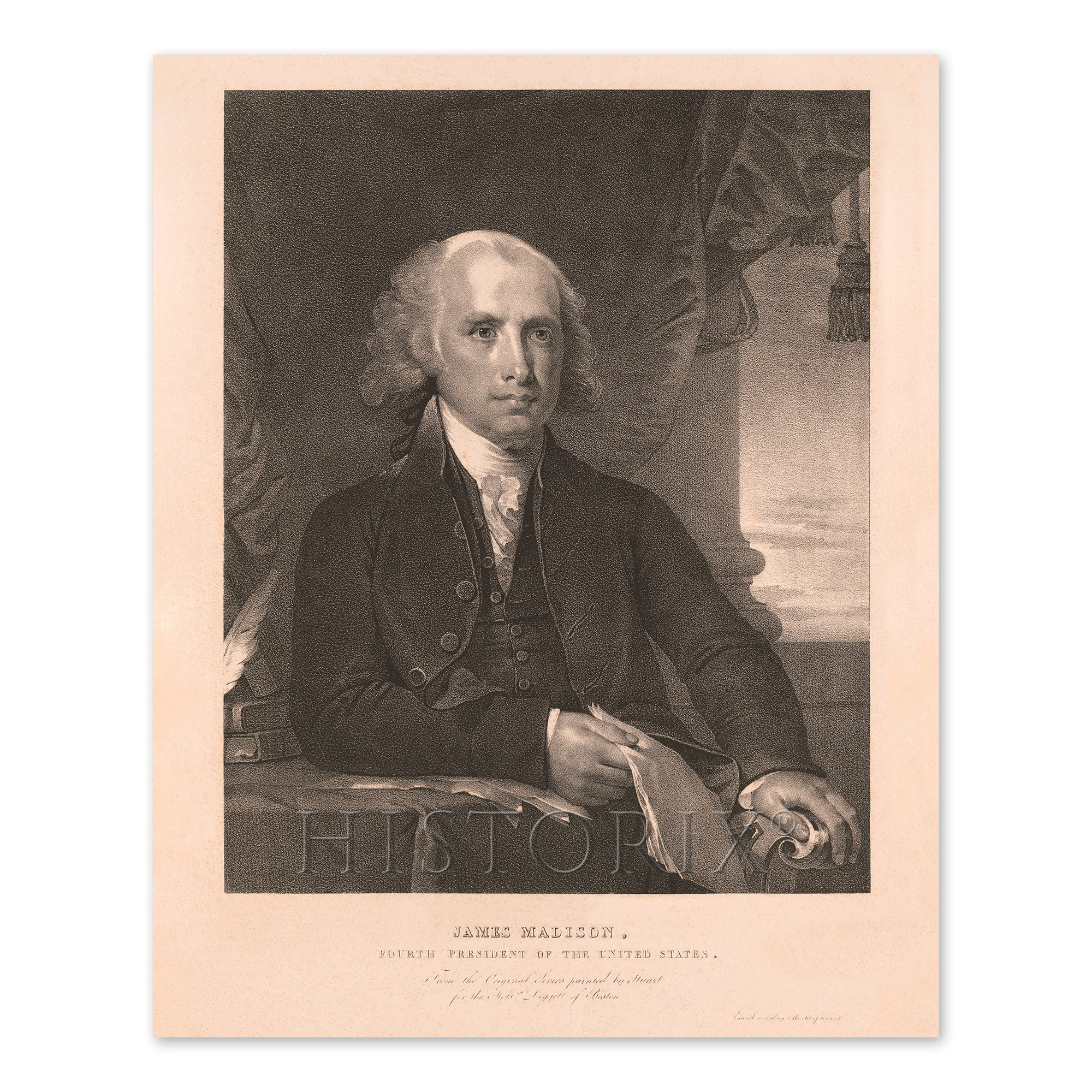 HISTORIC PRINTS 1828 James Madison On Paper Print - Wayfair Canada