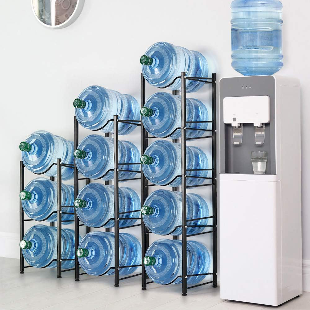 Ivy Bronx Water Cooler Jug Rack Dispenser 5 Tier Stainless Steel Heavy ...