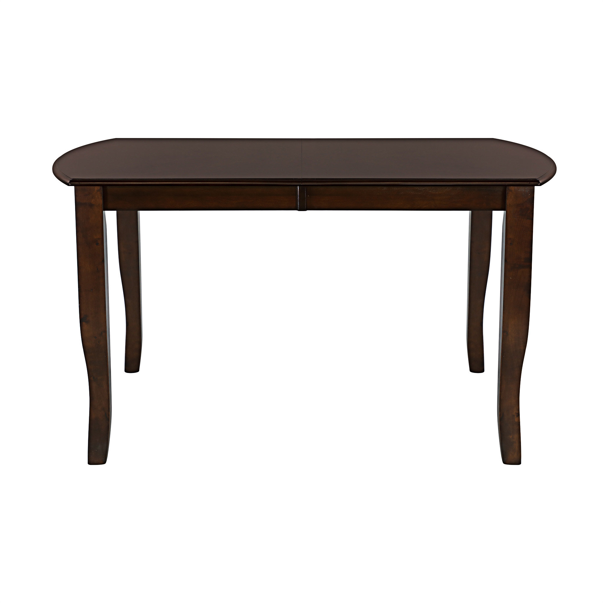 Red Barrel Studio Dark Cherry Finish Simple Design 1Pc Dining Table ...