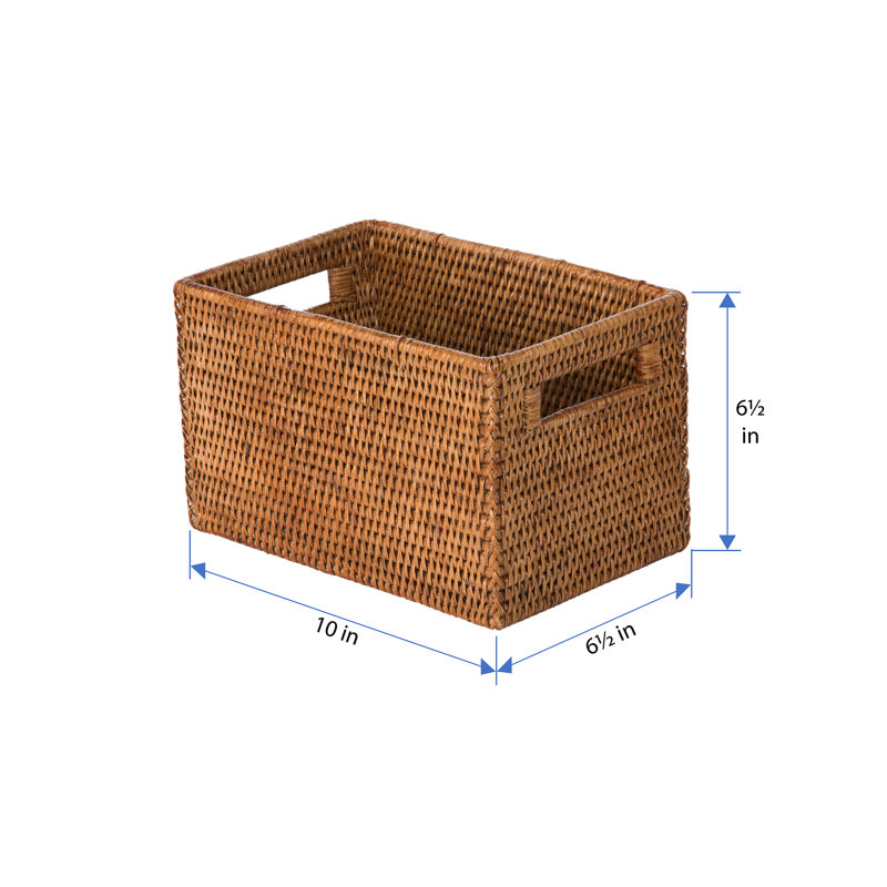 Beachcrest Home Everard Shelf Rattan Basket & Reviews - Wayfair Canada