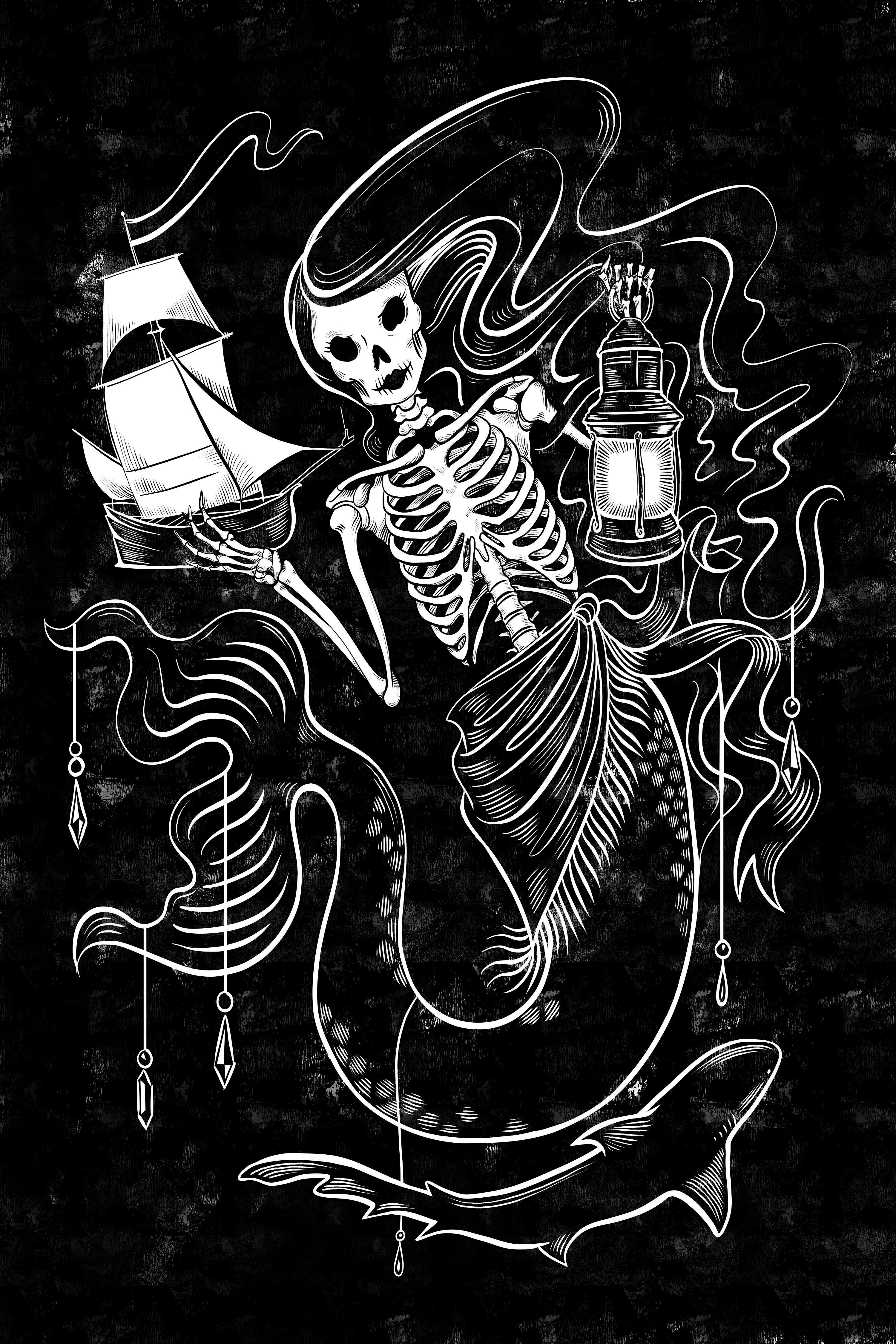 Trinx Pirate Mermaids I by Laura Marr - Wrapped Canvas Print - Wayfair ...