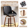 Latitude Run® Swivel Bar Stools Set Of 2, 26" Counter Height Barstools ...