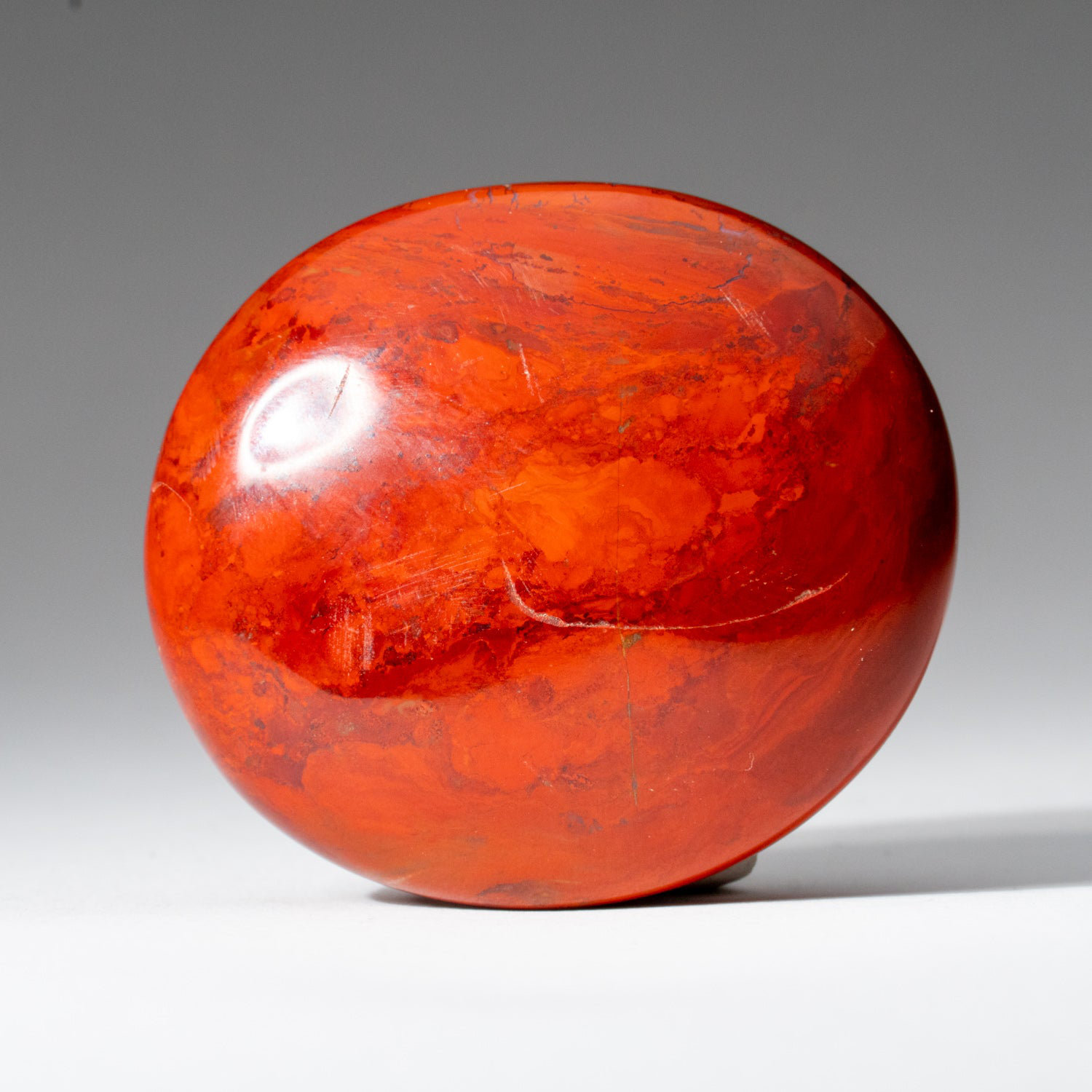 Astro Gallery of Gems Genuine Polished Red Jasper (Medium) Palm Stone ...