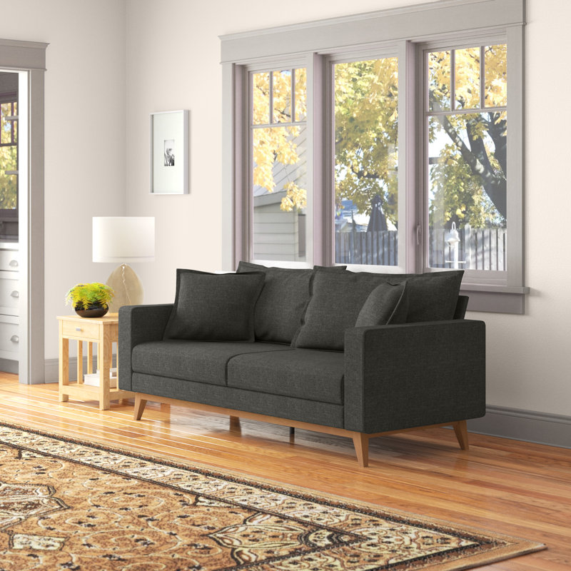 Hashtag Home Losoto 76.5" Square Arm Sofa & Reviews | Wayfair