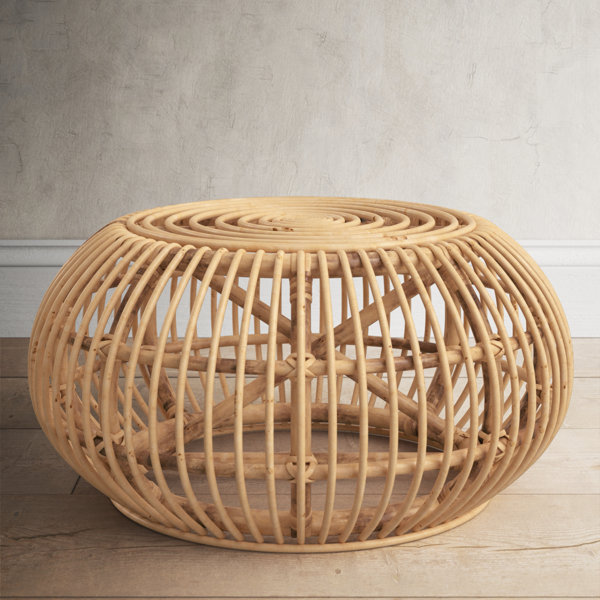 Birch Lane™ Rattan Pouf & Reviews | Wayfair