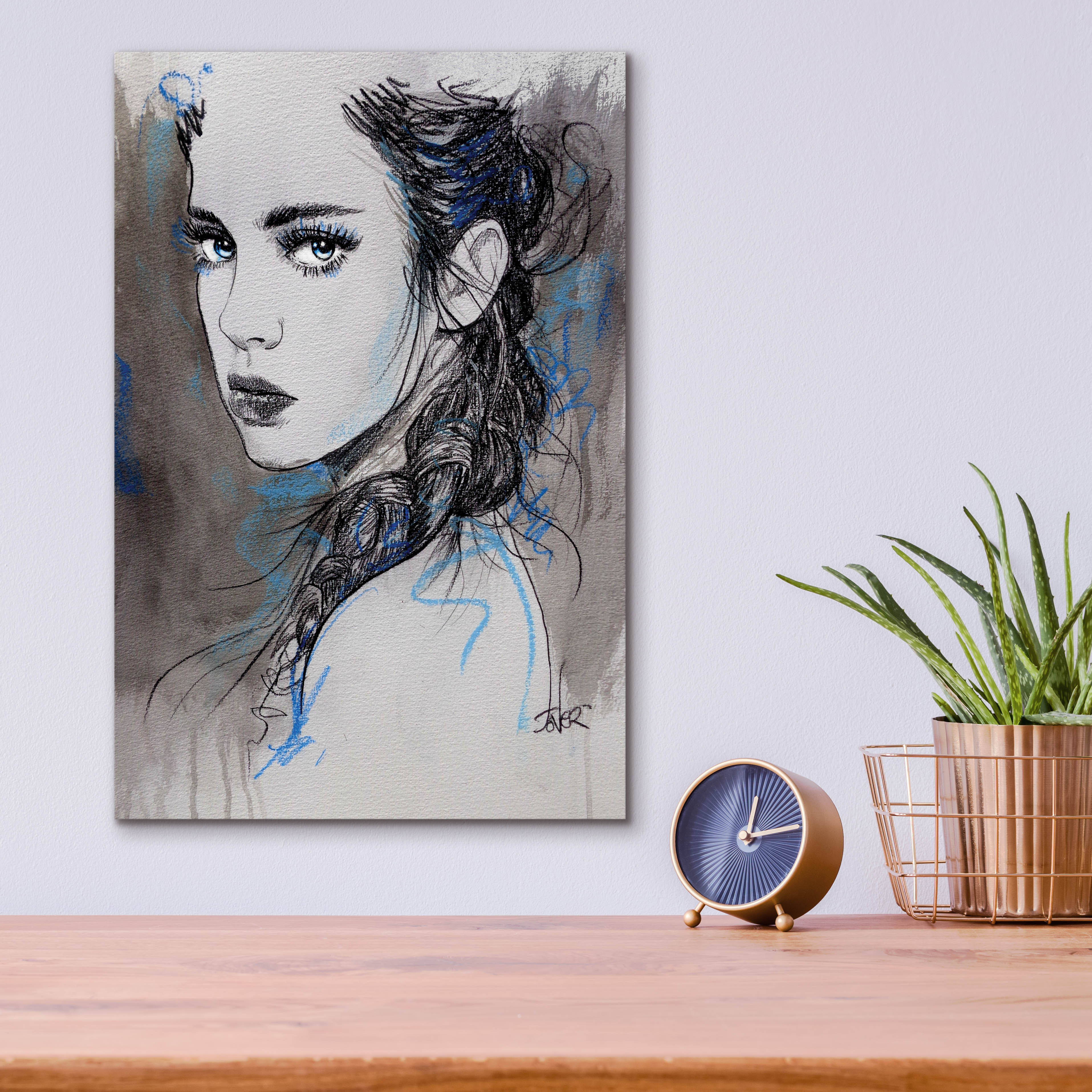 Winston Porter 'Rebel Rebel' by Loui Jover Acrylic Glass Wall Art | Wayfair