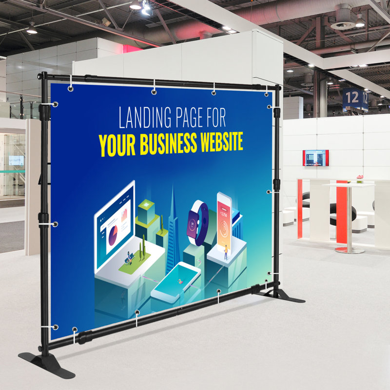 FixtureDisplays Photo Backdrop Stand Heavy Duty Banner Holder ...