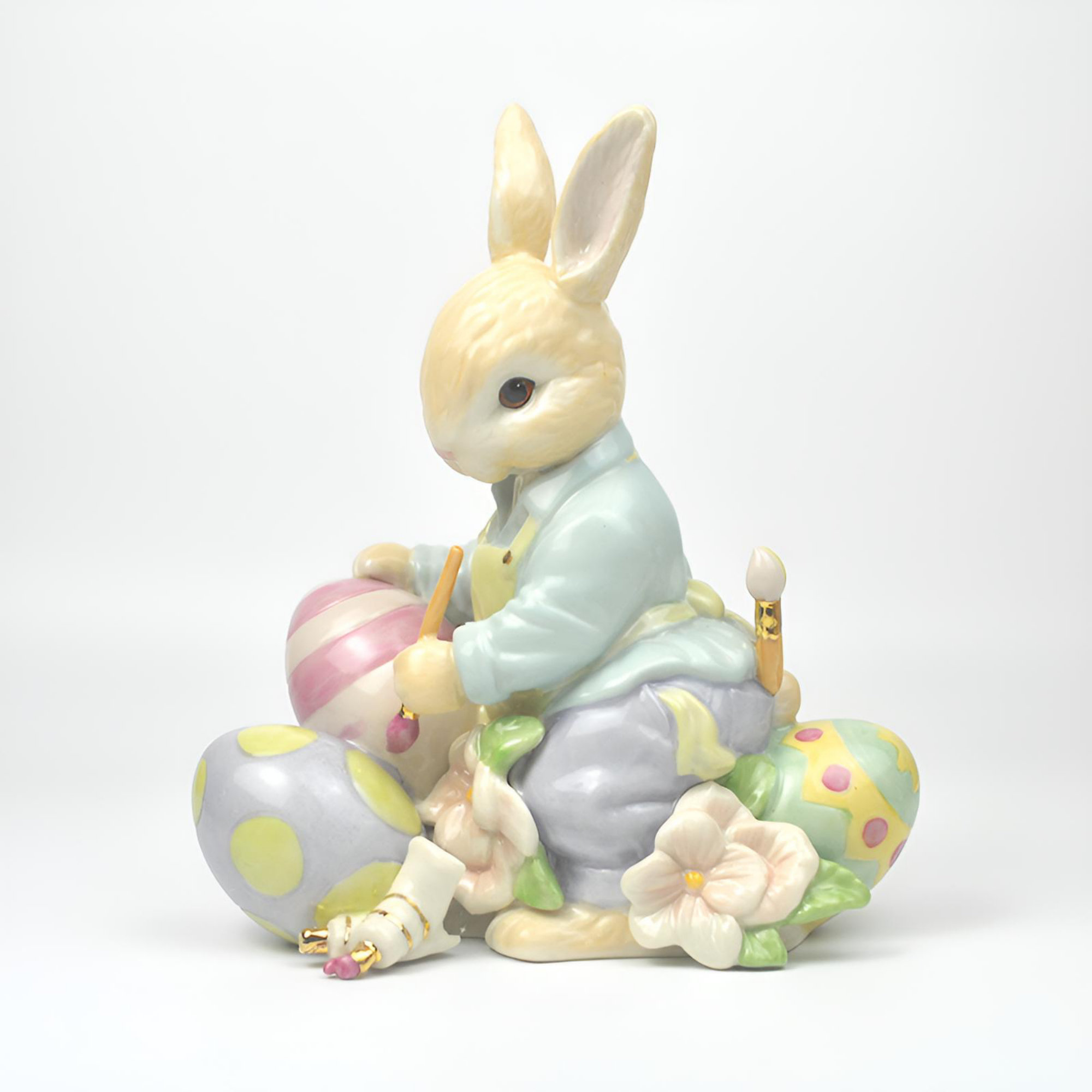 Bloomsbury Market Big Rabbit Easter Egg Ceramic Rabbit Year Decoration ...