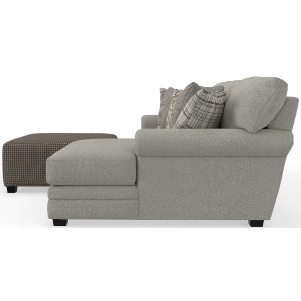 Winston Porter Emily - 2Pc Sofa Chaise With Comfort Coil Seating, 40 ...