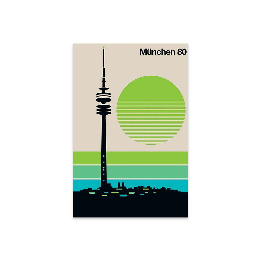 Latitude Run® München 80 by Bo Lundberg - Unframed Graphic Art | Wayfair
