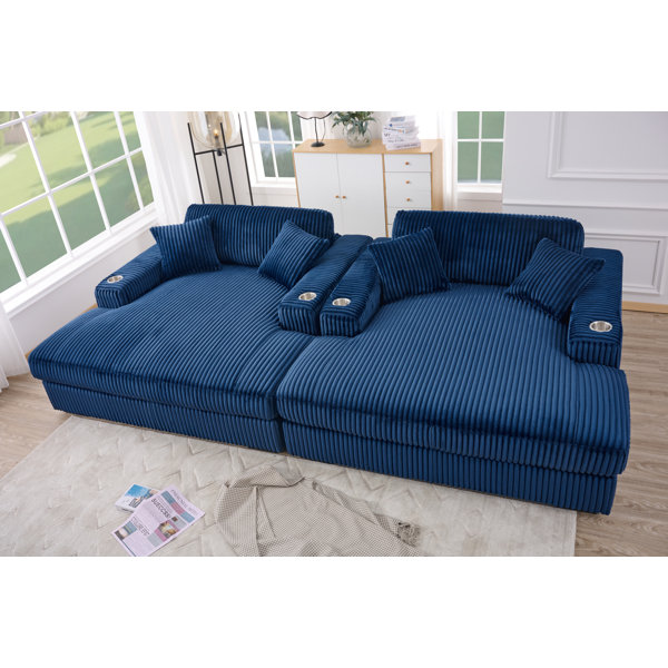 Blue Chaise Lounge Chairs You'll Love | Wayfair