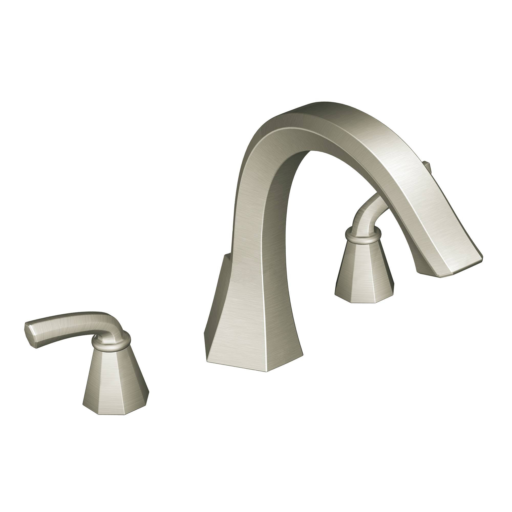 Moen Felicity Double Handle Deck Mounted Roman Tub Faucet Trim | Wayfair