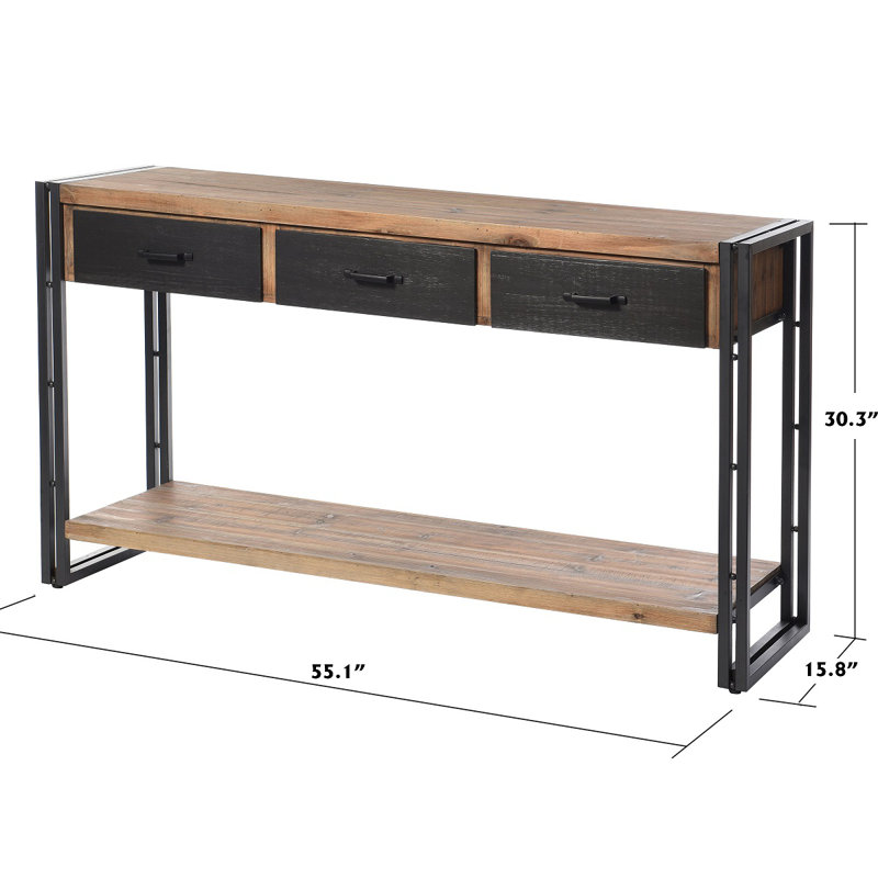 Steelside™ 55" Console Table & Reviews | Wayfair