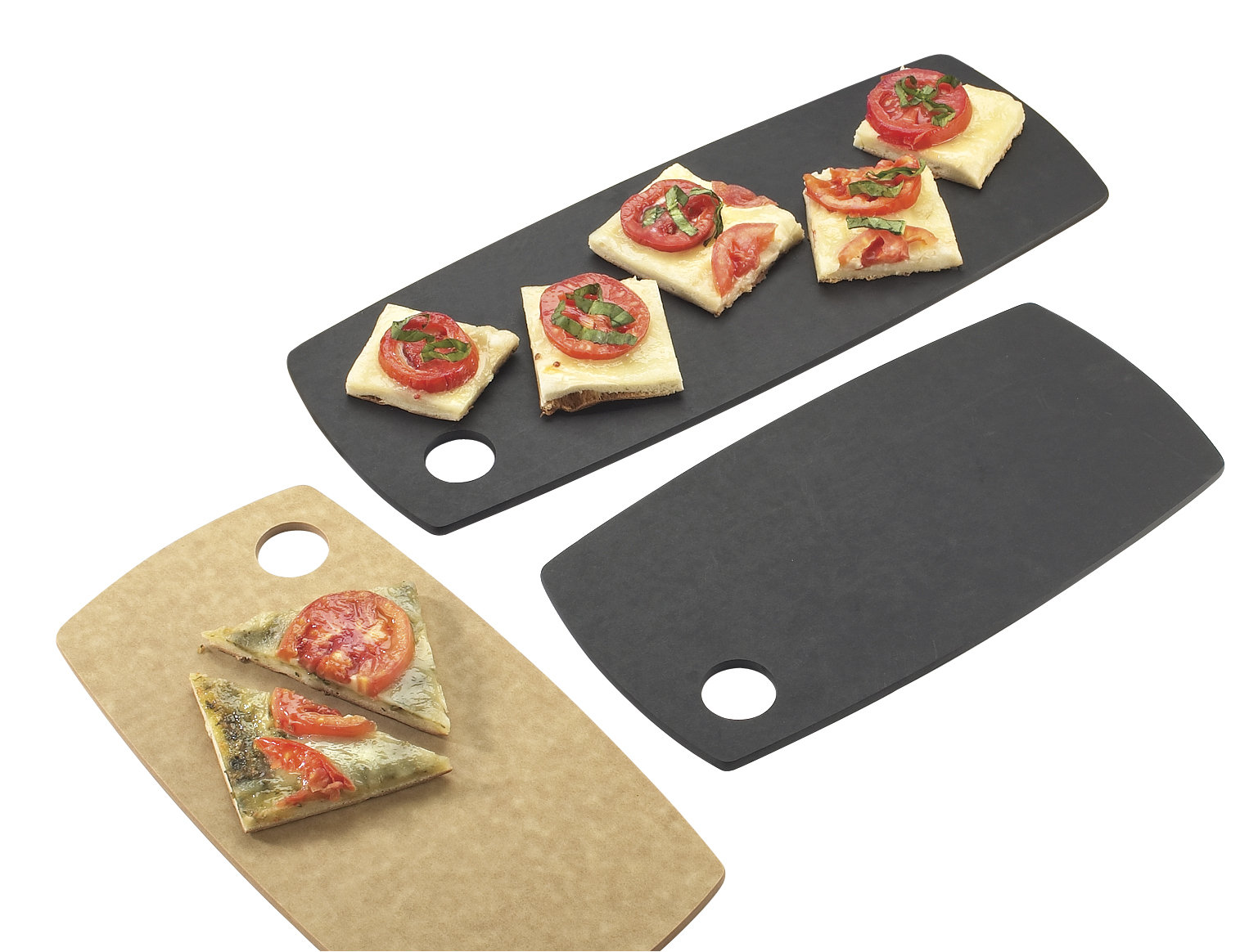 Cal-Mil Round Edge Rectangle Flat Bread Serving Board | Wayfair