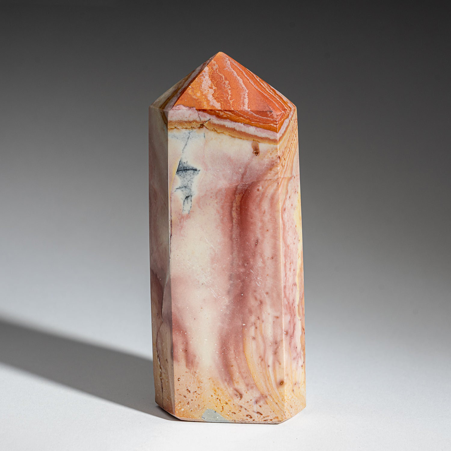 Astro Gallery of Gems Polished Polychrome Point from Madagascar (1.4 ...