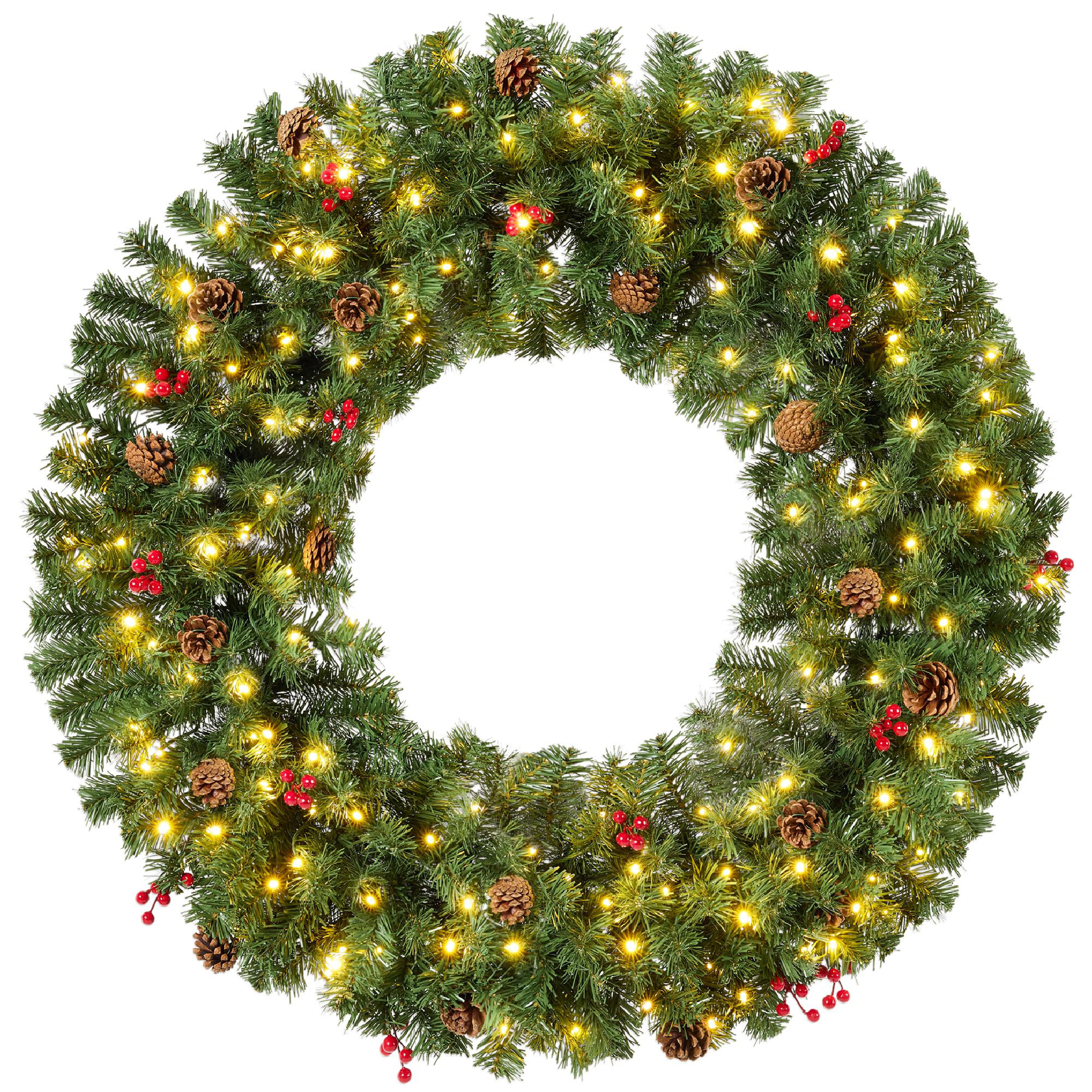 Canora Grey 36-inch Large Artificial Pre-Assembled Fir Christmas ...