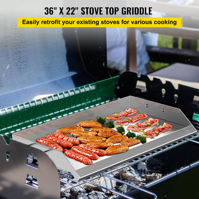 VEVOR 36" Non-Stick Stainless Steel Griddle | Wayfair