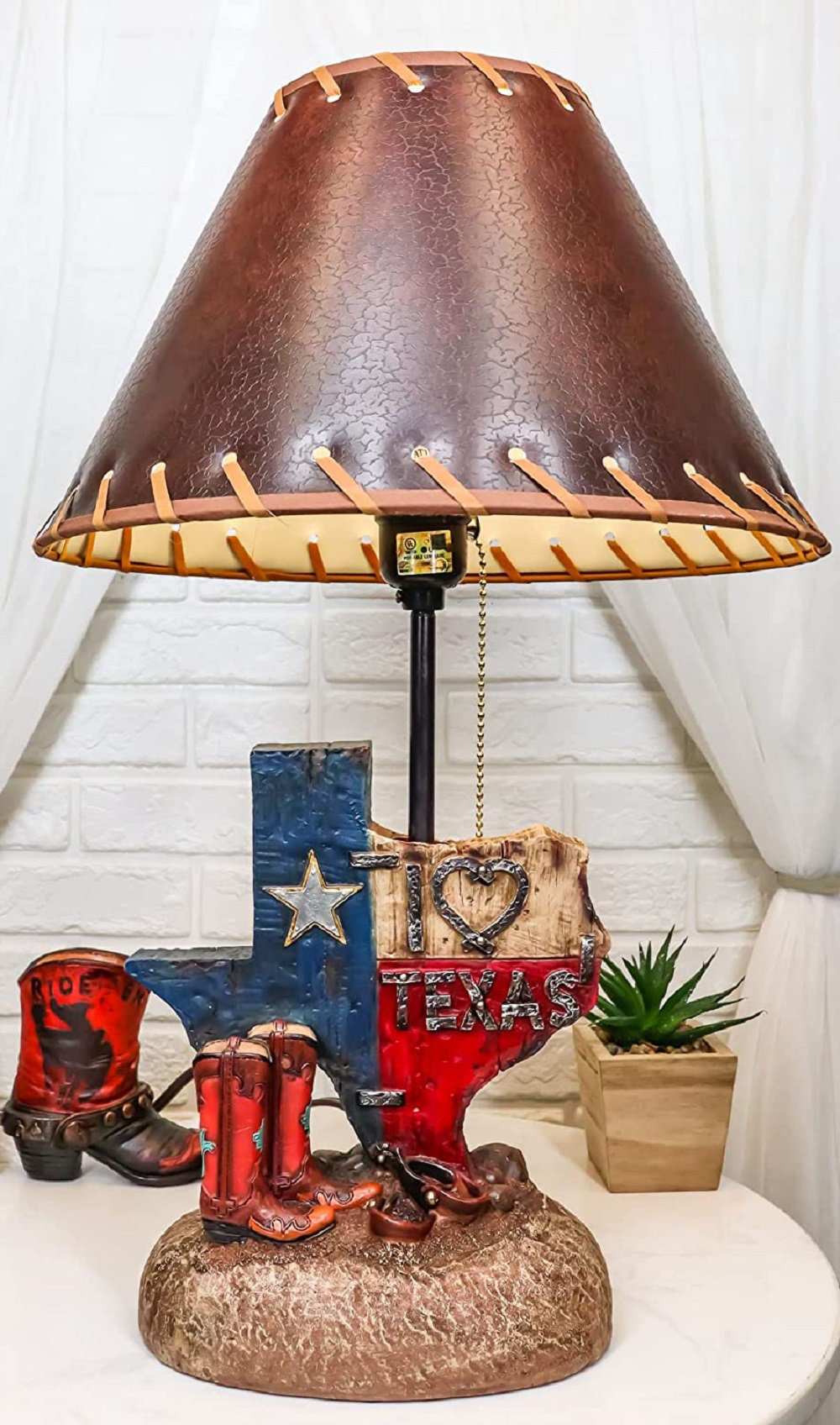 Union Rustic Rustic Western Patriotic I Heart Texas State Map With ...