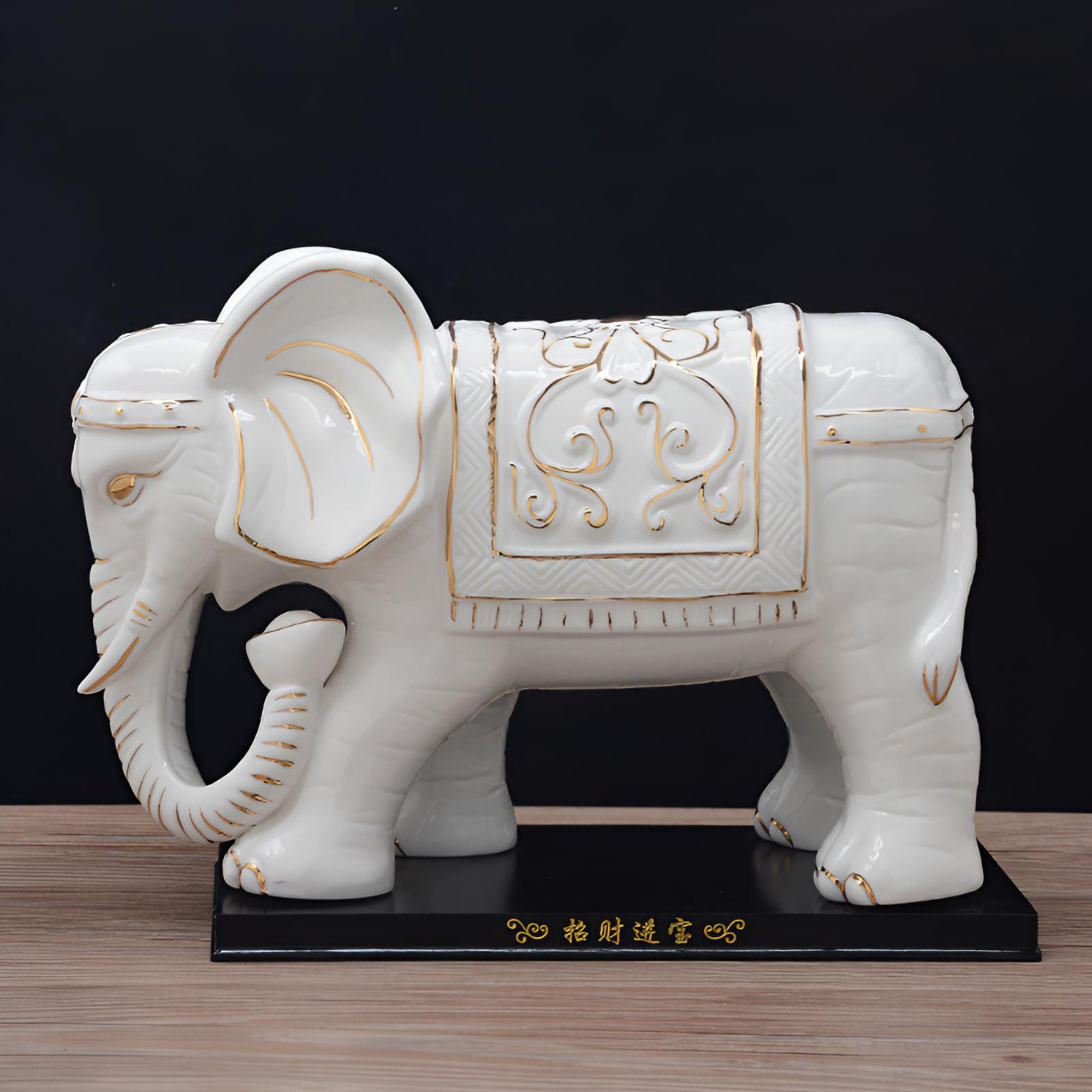 Infinity Handcrafted Ceramic Elephant Decor | Wayfair