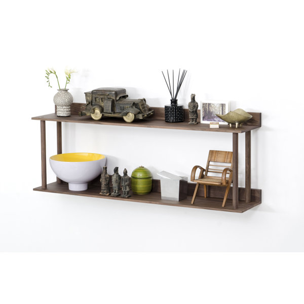 Brayden Studio Bostic 100cm W Solid Wood Shelving Unit | Wayfair.co.uk
