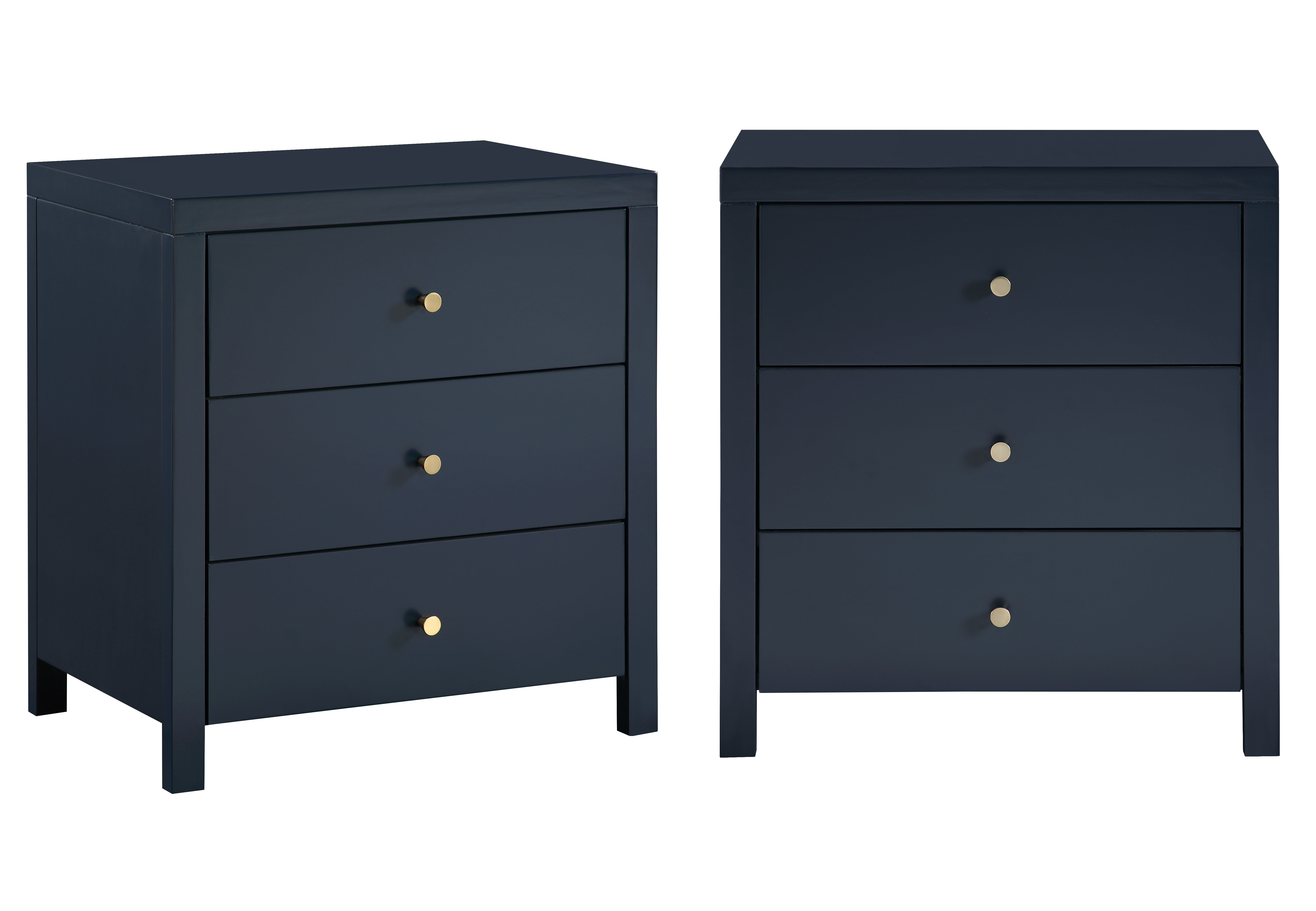 Latitude Run® Alaynie 3-drawer Nightstand - Set of 2 & Reviews | Wayfair