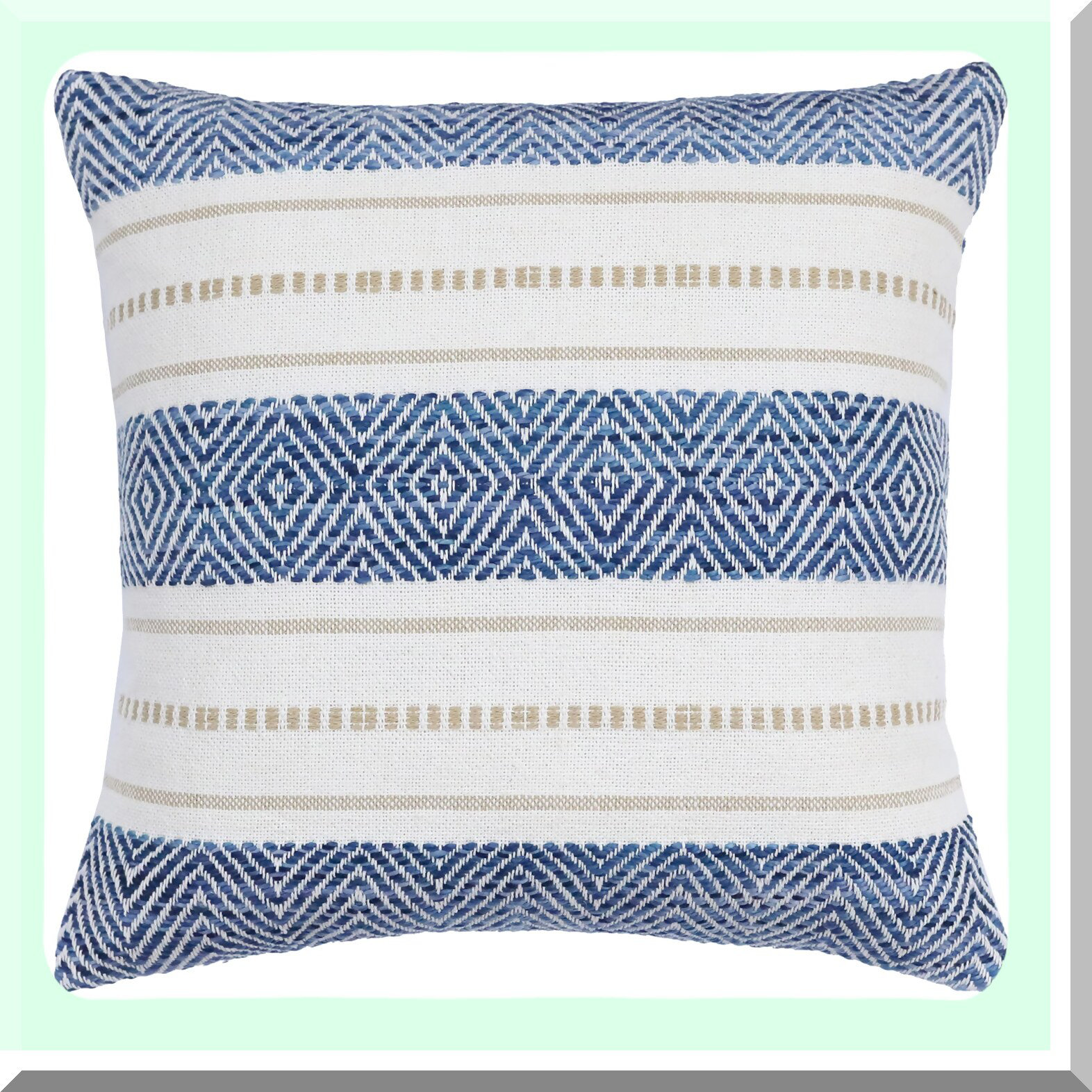 BRBCA Luxury Boho Chic Throw Pillow Covers - Set of 2, Handwoven ...