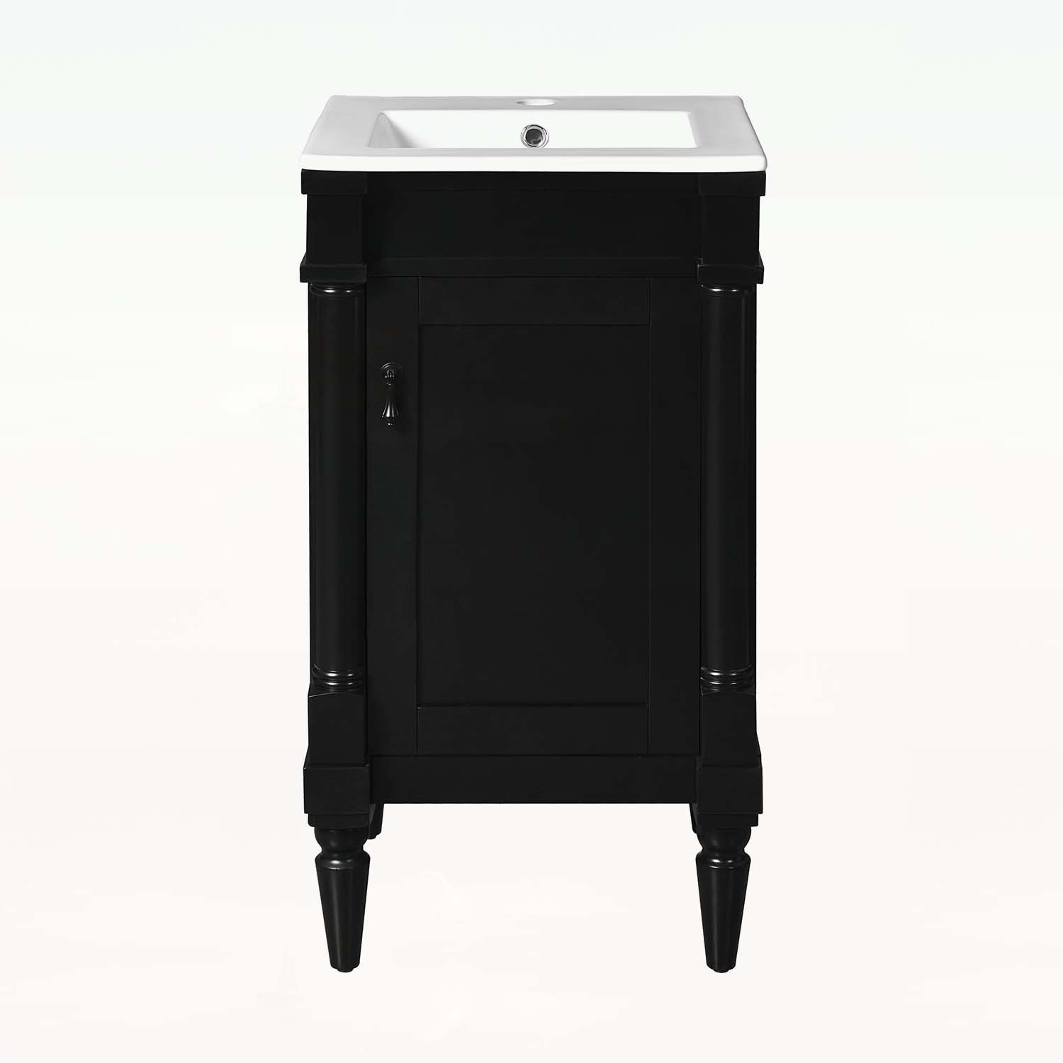 Canora Grey Compact and Stylish Bathroom Vanity with Versatile Storage ...