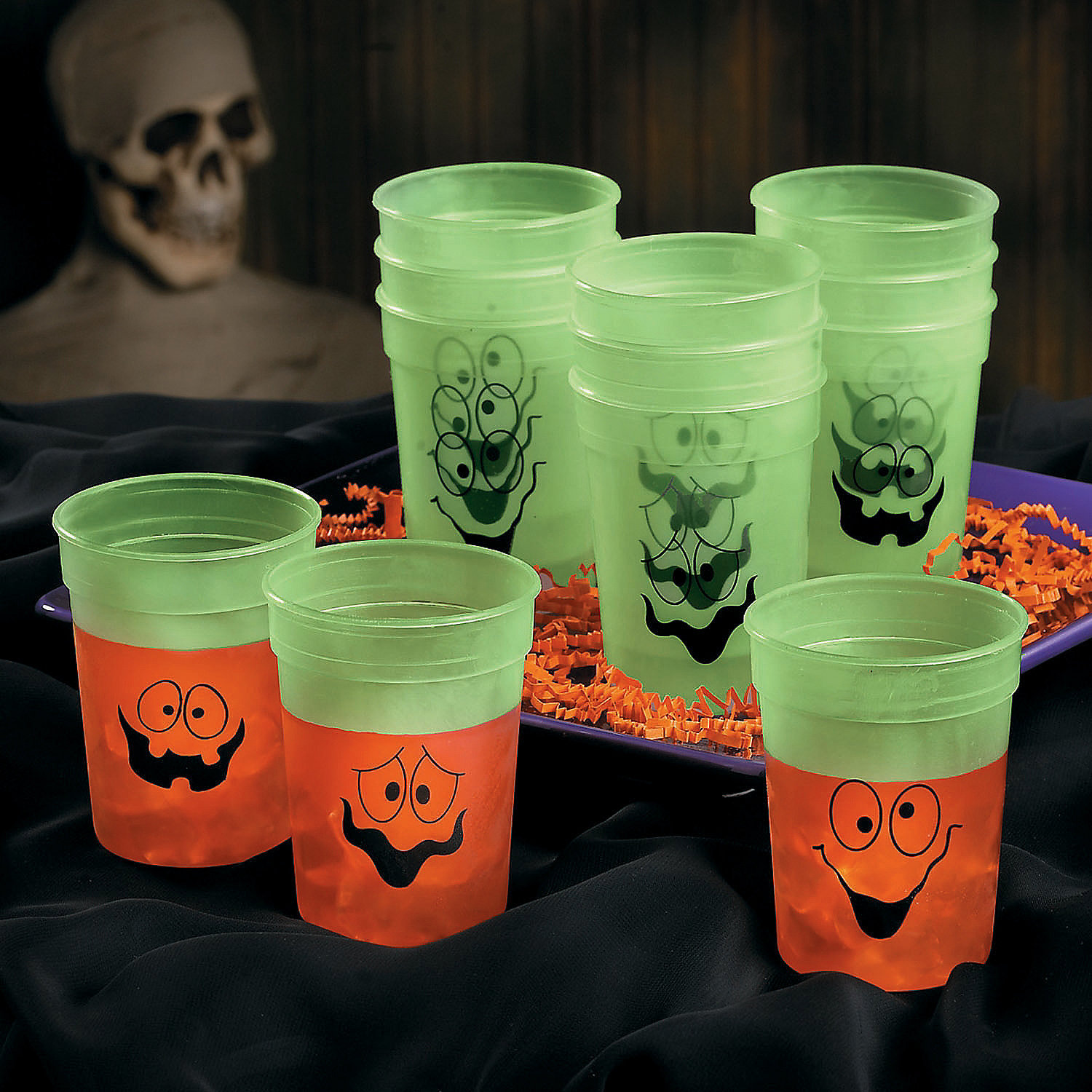 Oriental Trading Company Dark Halloween Plastic Cups | Wayfair