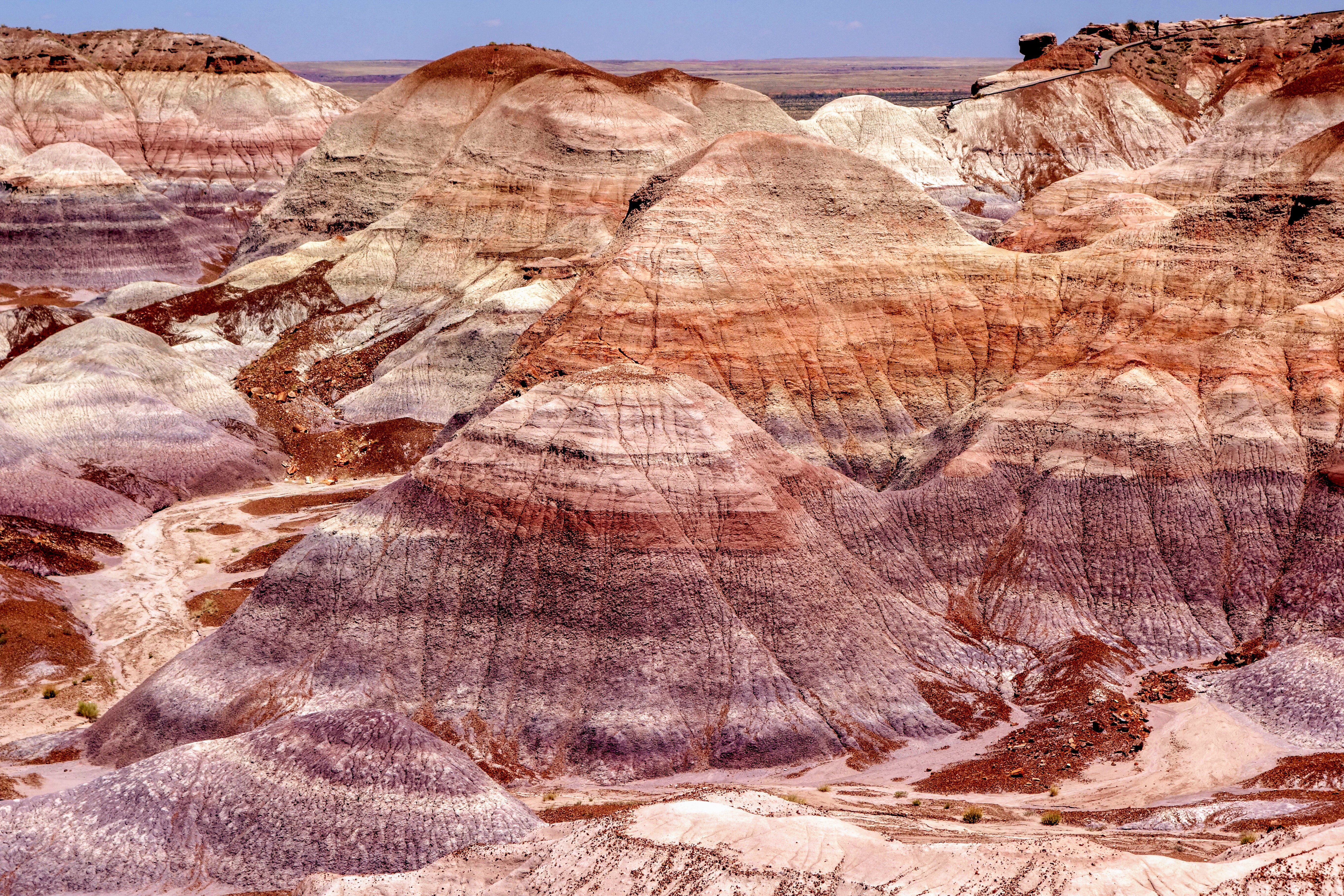 Union Rustic Mountains in Painted Desert by Habesen - Wrapped Canvas ...