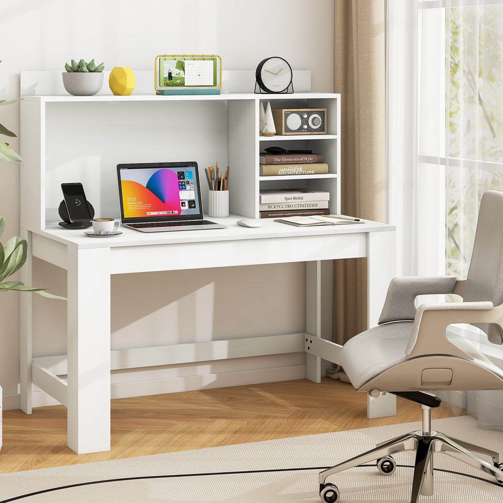 Ebern Designs Rodez 48'' W Rectangle Computer Desk - Wayfair Canada