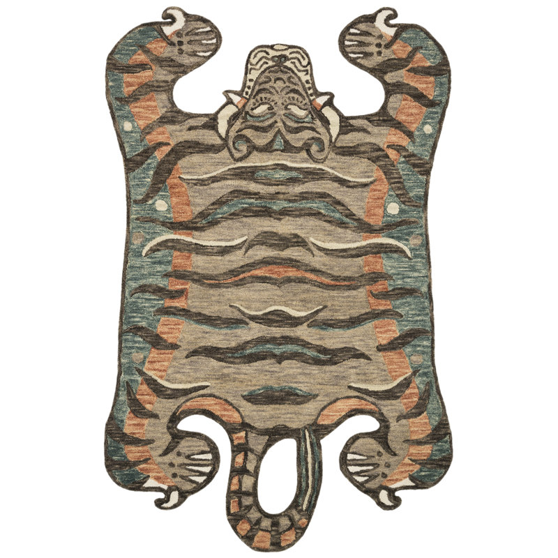 Justina Blakeney x Loloi Feroz Wool Animal Print Indoor Rug & Reviews ...