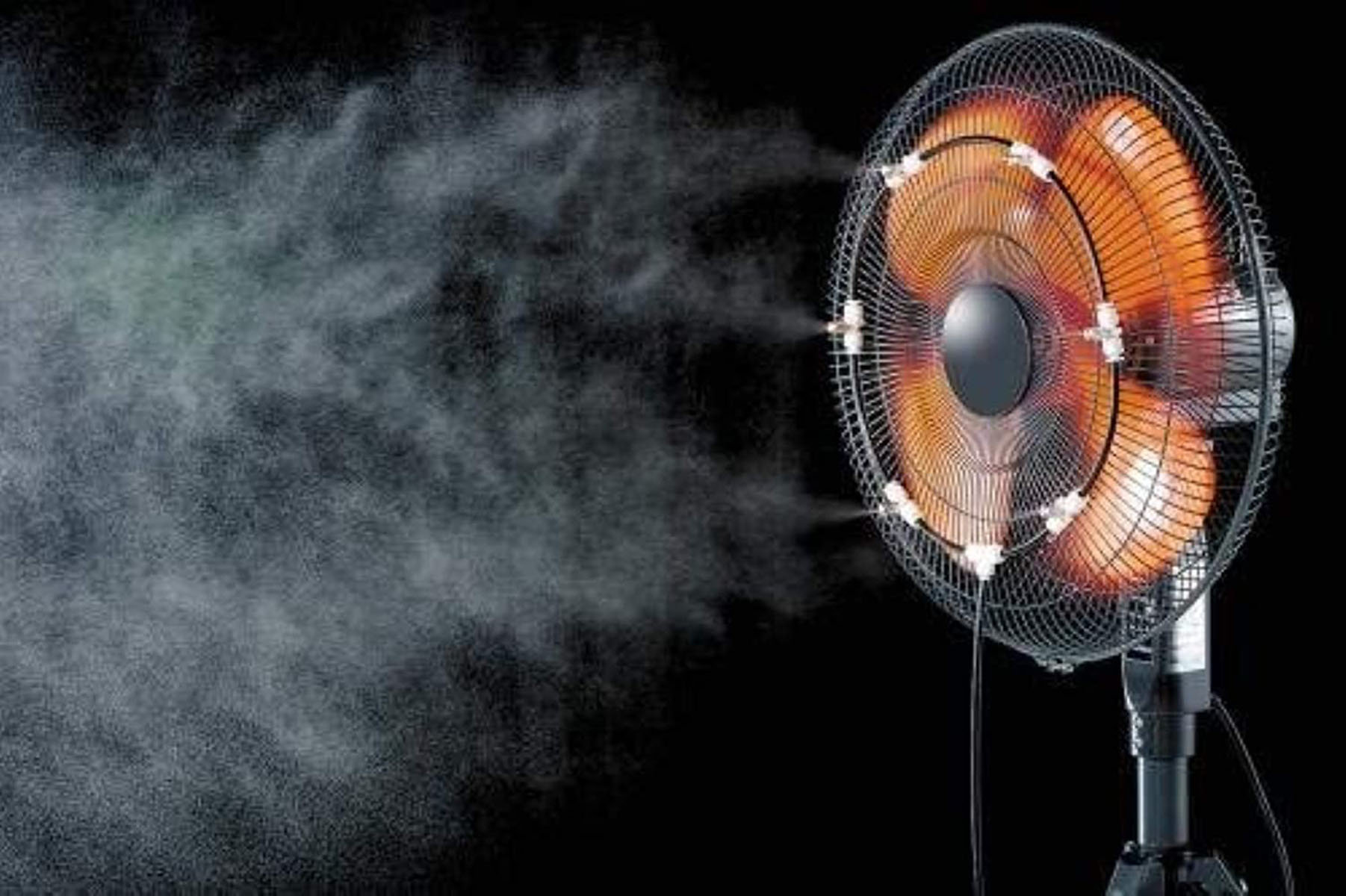 iLIVING ILG-250 Fan Misting Kit, 200 PSI, Nylon (Fan Not included ...