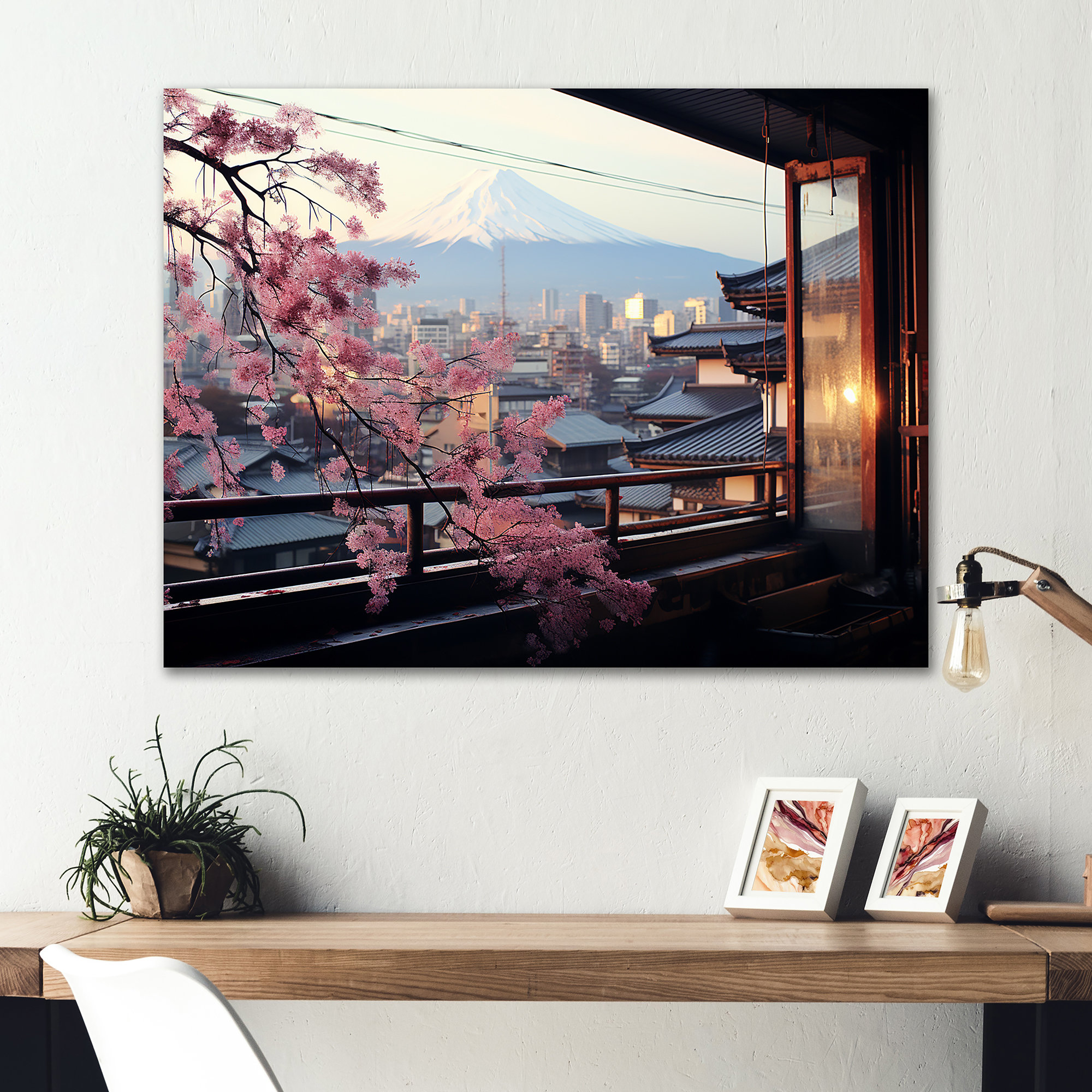 Winston Porter Japan Window City View Serenity - Japan Metal Wall Art ...