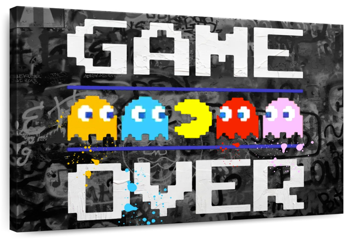 Trinx Game Over Video Game Wall Sign - Wayfair Canada