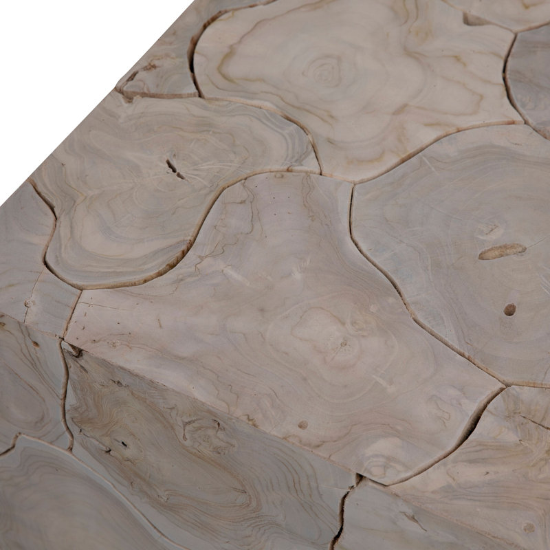 The Twillery Co. Billiot 47-inch Rectangular Teak Root Block Style ...