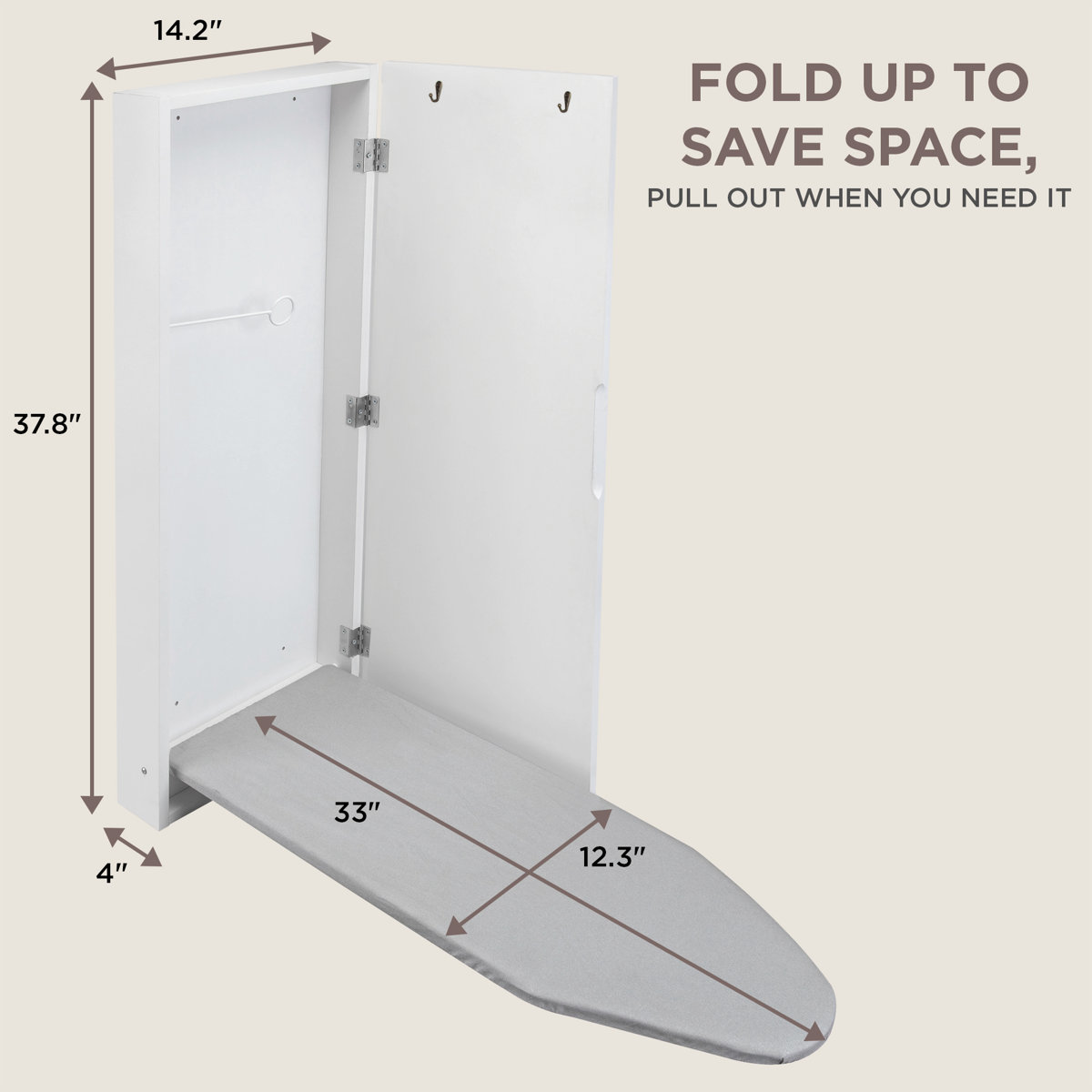 Ivation Ironing Board Cabinet & Reviews | Wayfair