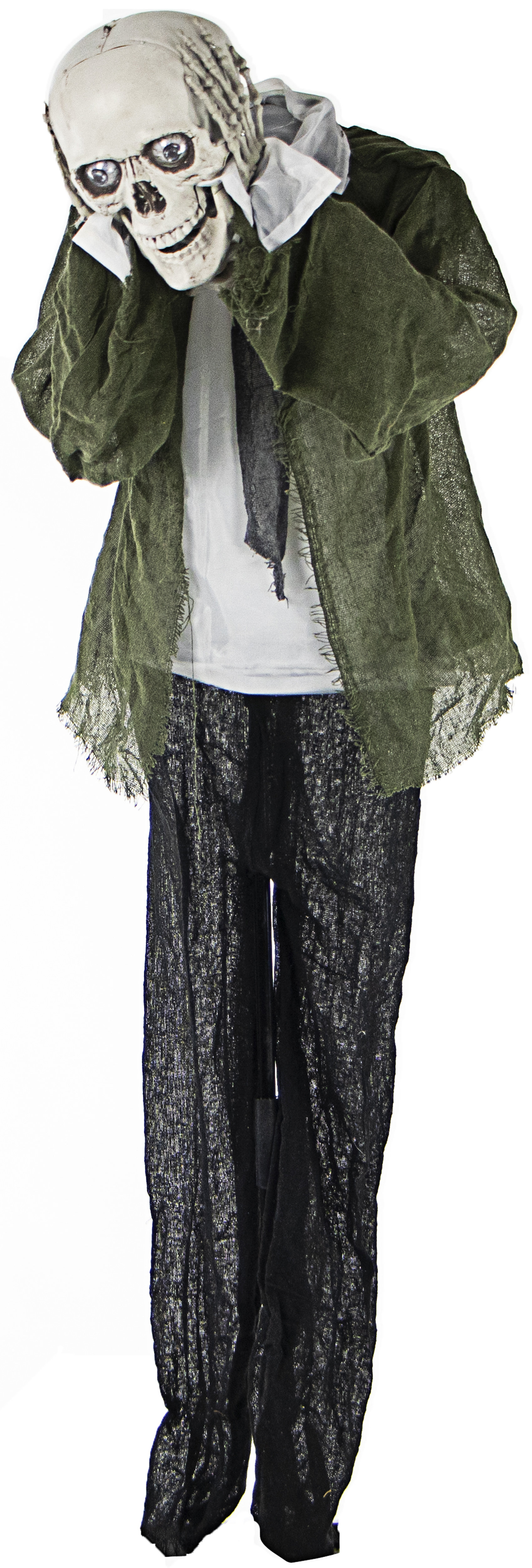 Haunted Hill Farm 60 In. Life-Size Scary Talking Headless Skeleton ...