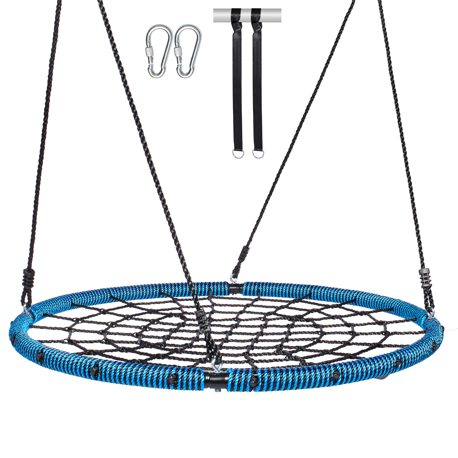 Arlmont & Co. Spider Web Saucer Swing Round Swings for Kids Outdoor 750 ...