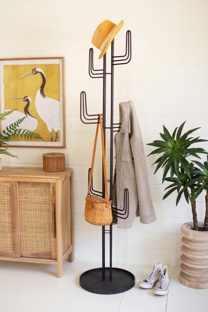 The Twillery Co.® Morrilton 4 - Hook Freestanding Coat Rack & Reviews ...