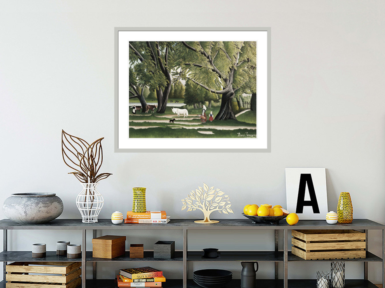 Red Barrel Studio® Summer by Henri Rousseau -Framed Giclee Print | Wayfair