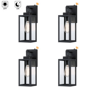 Square / Rectangle Outdoor Wall Lighting You'll Love | Wayfair