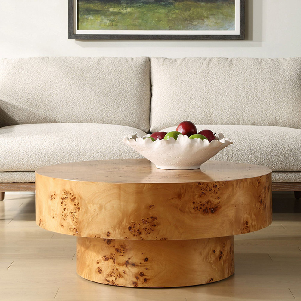 Orren Ellis Medieval-style round wooden tea table | Wayfair