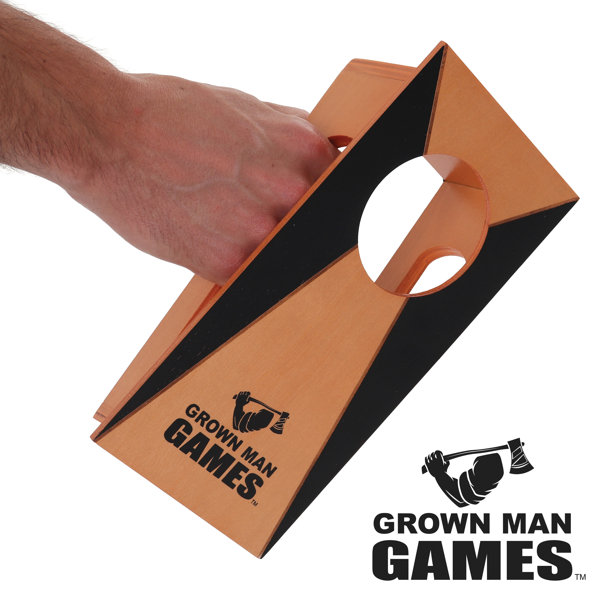 Grown Man Games Mini Cornhole- Portable Cornhole Game - Mini Bean Bag ...