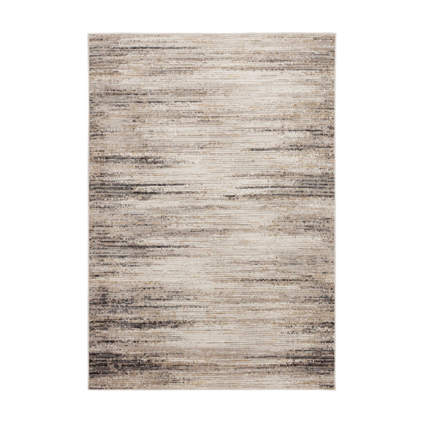 17 Stories Benton Modern Abstract Stripe Area Rug | Wayfair