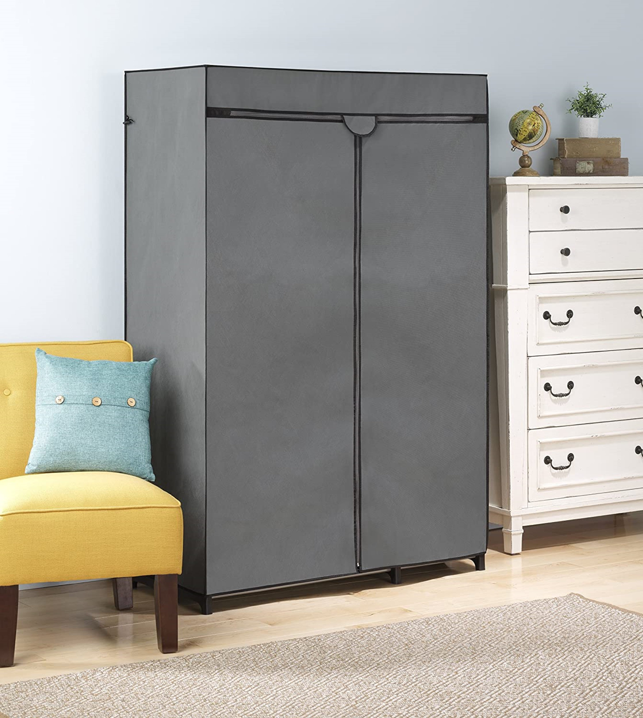 Whitmor, Inc 45.75" Fabric Garment Rack Covers & Reviews | Wayfair